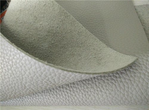 Stone Full Grain Cow Eco Friendly Leather White For Furniture / Sofa
