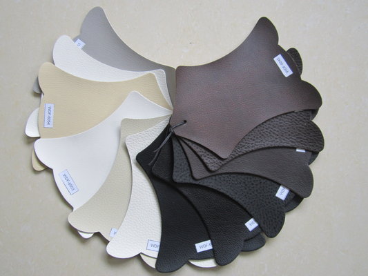 Flocking Eco Friendly Perforated Leather Fabric , Pu Synthetic Leather