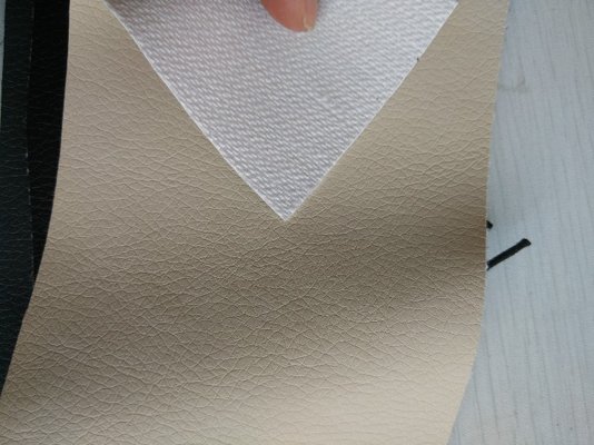 PU Polyurethane Leather 1.2MM - 1.4MM Real Leather Upholstery Fabric