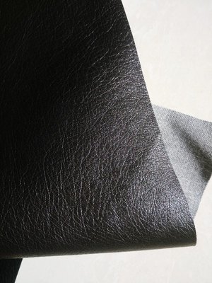 54 Inch Width Textured Vinyl Upholstery Fabric , Polyurethane Faux Leather Fabric