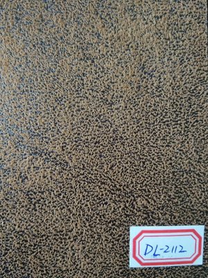 Hot Stampling Brown Suede Faux Leather Apparel Fabric 54" Artificial Leather
