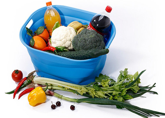 Foldable Silicone Kitchen Tools Silicone Basket For Seafood And Vegetables