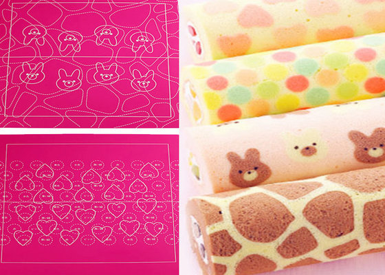 Food - Grade Cake Roll Silicone Cake Molds Double Cake Stamping Pad Baking Tools