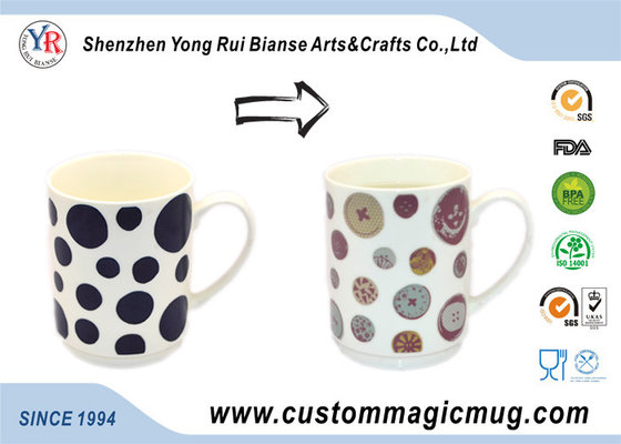 Magic Promotion Color Changing Coffee Mug Porcelain Advertising