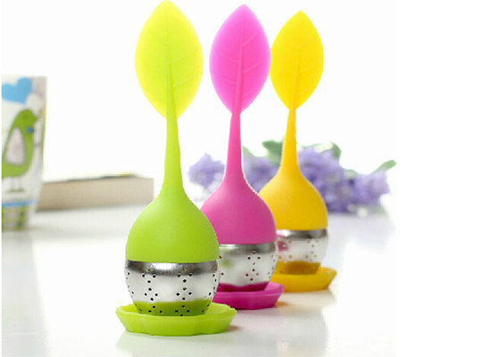Green / Yellow Silicone Kitchen Utensil Set Microwaveable / Dish Washer Safe