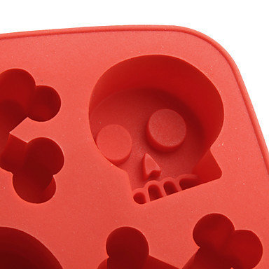 Funny Bone and Skull Shaped Silicone Ice Tray Mold 