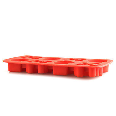 Funny Bone and Skull Shaped Silicone Ice Tray Mold 