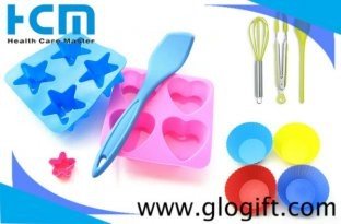 OEM ODM Food grade silicone kitchen tools bakeware kitchenware set 