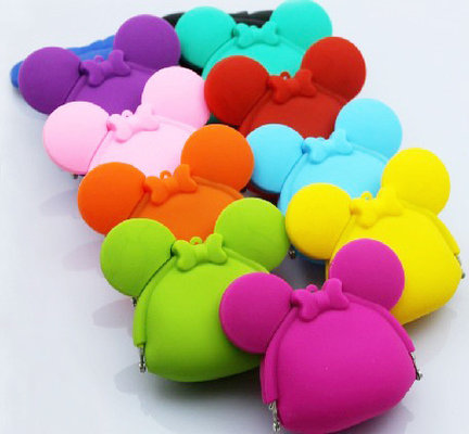 Mickey Mouse Silicone Coin Purse Factory