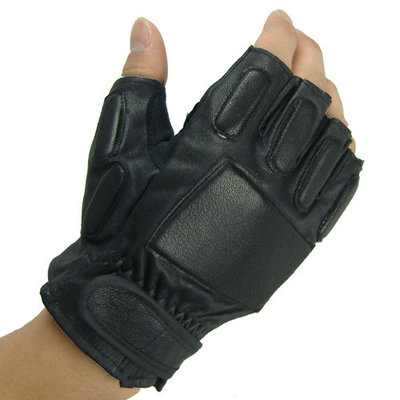 Military Tactical Half Finger Gloves , L / XL Gun Shooting Gloves