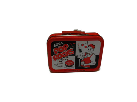 Colorful Cartoon Metal Tin Lunch Box , 112 x 82 x 25mm Tin Storage Container