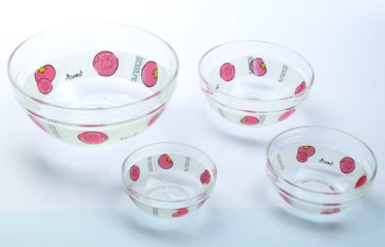 Home Decorative Glass Bowls Individual Glass Salad Bowls