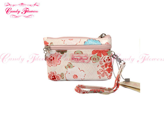 Ladies Flower Zippered Coin Purse