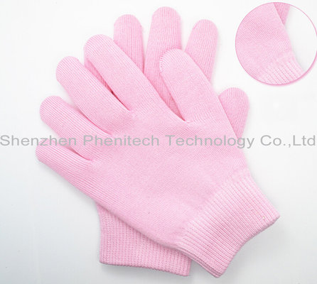 Ladies Cotton Moisturizing Gel Gloves with SGS , MSDS Testing Reports