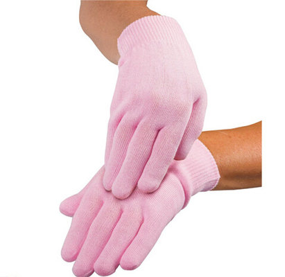 Beauty Salon Moisturizing Gel Gloves With Vitamin E , Gel Spa Gloves