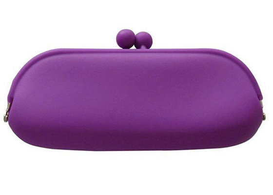 190*35*80mm Purple Pochi Rubber Silicone Coin  Purses and Wallets