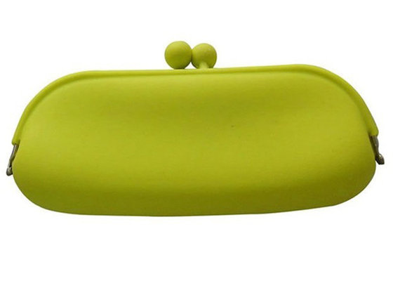 Light Yellow Pochi Silicone Bag and Wallet Eyeglasses Box for Boys and Girls