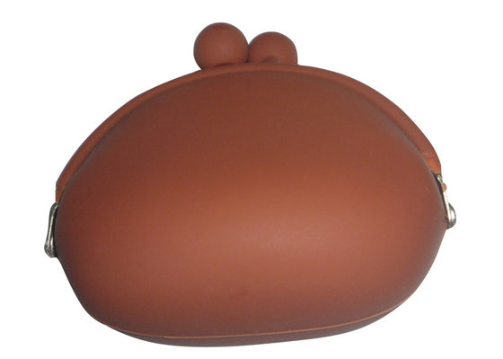Coffee Lady Adverting gift silicone coin Purses and Pouch / Change Wallets with Logo