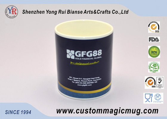 Promotional Gift Color Changing Coffee Mug Personlized , Magic Picture Mug