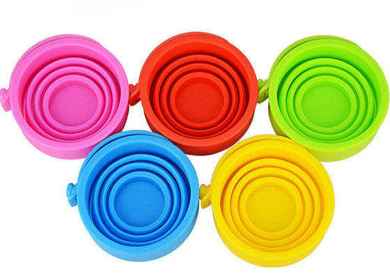 Travel / Sports / Camping  / Outdoor Activities folding cup silicone  with handle