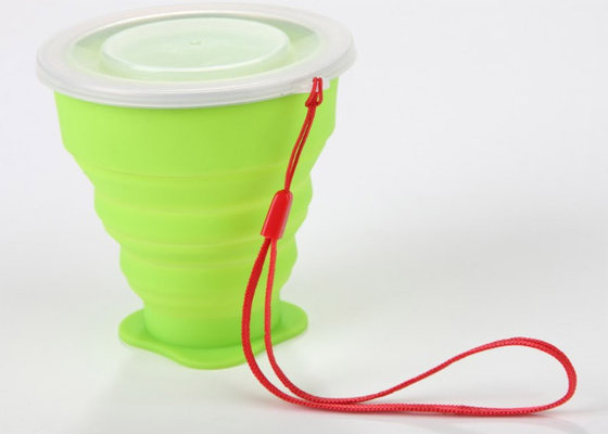 Promotional Durable  leakage - proof foldable silicone cup For outdoor and travel