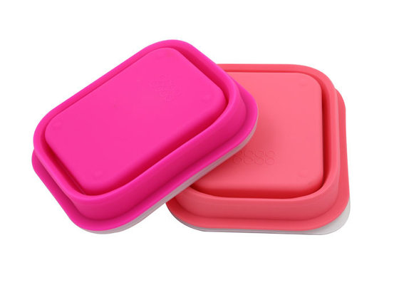 Not Spilled Silicone Lunch Box Silicone / Silicone Picnic Box For Food Containers