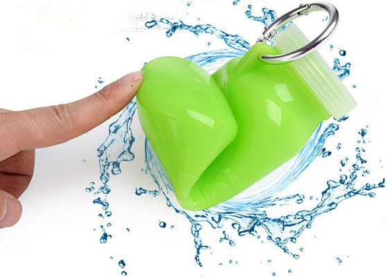 Food Grade Silicone Kitchen Tools Folding Silicone Water Bottle Of Capacity 14oz