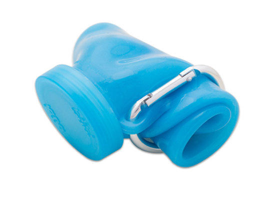 Portable  Outdoor Travel bpa free silicone collapsible water bottle 650Ml