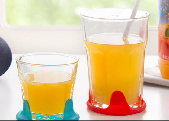 3 Inch Heat Resistant  Anti-Slip Silicone Drink Coasters Mat DustProof Cup Cover