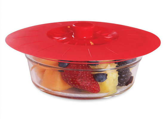 Reusable  BPA free silicone pot lid / silicone food covers lovely  LFGB / FDA Approved