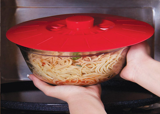 Reusable  BPA free silicone pot lid / silicone food covers lovely  LFGB / FDA Approved
