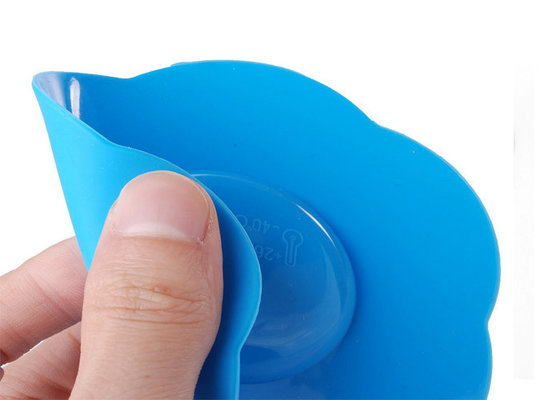 Flexible food grade silicone coffee cup lids With Spoon Holder LFGB standard
