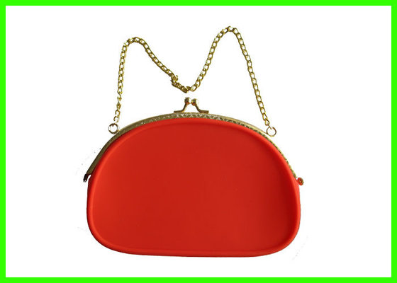 Soft Shoulder Silicone Beach Bag for Promotion , Multi Color Jelly Beach Bag for Girls