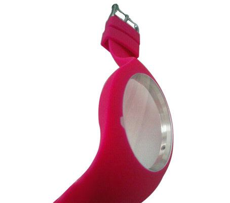 Anti Shock Children Slim Silicone Wristband Watches Analog Display