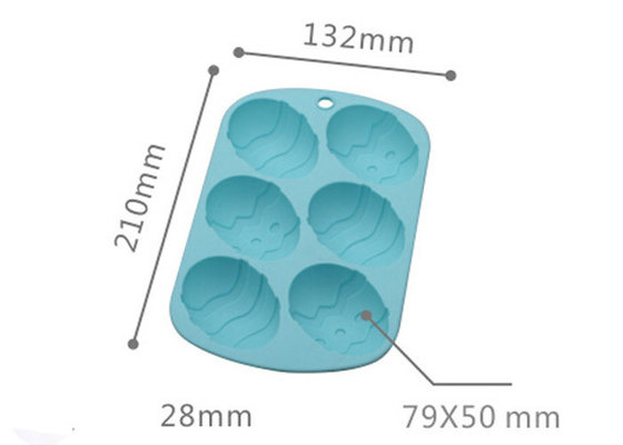 Heat Resistant Silicone Kitchen Bakeware Tools Silicone Cake Mould  Of  Egg Shaped