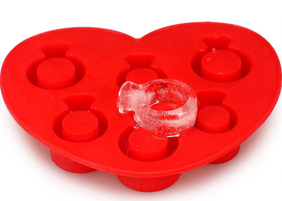 Summer Small Softness Food Grade Silicone Ice Tray 6 Pcs for home