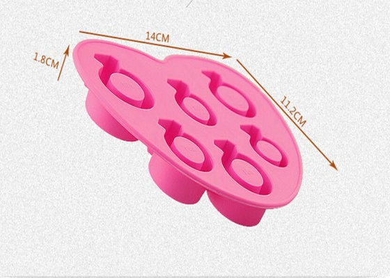 Summer Small Softness Food Grade Silicone Ice Tray 6 Pcs for home