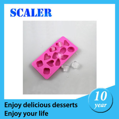 Safty Dishwasher Various custom silicone ice cube tray 220 * 110 * 20mm