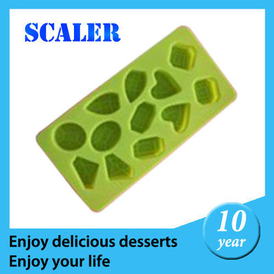 Safty Dishwasher Various custom silicone ice cube tray 220 * 110 * 20mm