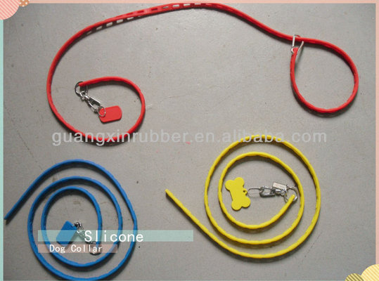 Red Silicone Climbing Rope Dog Leashes With Printed Logo For Hound Training