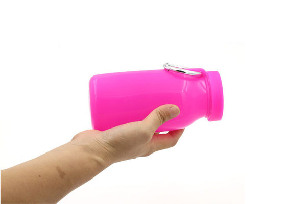 Kids Durable 400ml Silicone Drinking Water Bottle Personalized For Travel