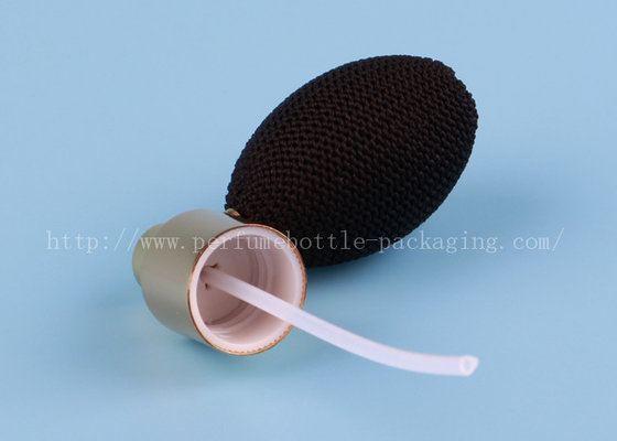 Square Fillet Glass Perfume Bottle Packaging With Balloon Sprayer Pump