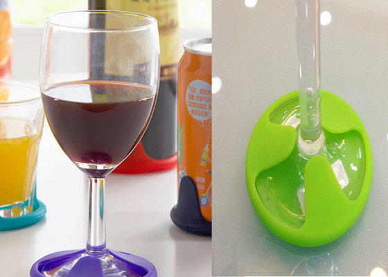Insulation Silicone Kitchen Tools Of Anti Slip Silicone Wine Bottle Goblet Mat