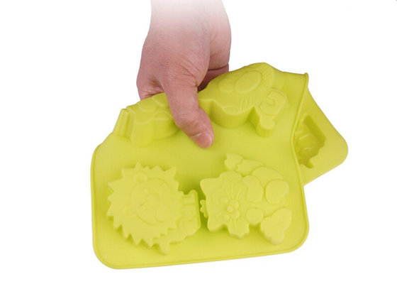 Cute Animal Shaped Silicone Cake Moulds oven with High Temperature Resistant