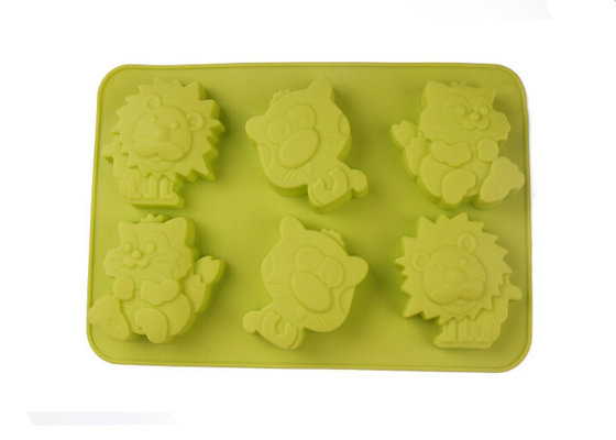 Cute Animal Shaped Silicone Cake Moulds oven with High Temperature Resistant