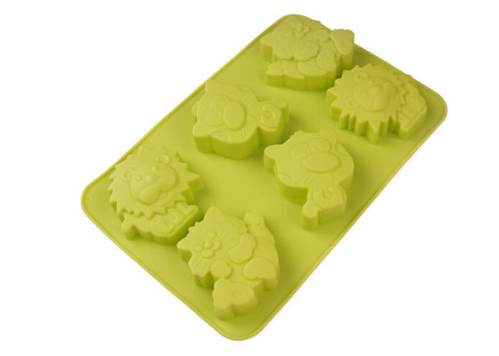 Cute Animal Shaped Silicone Cake Moulds oven with High Temperature Resistant