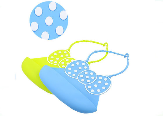 Durable Silicone Kitchen Tools Waterproof Food Catcher Pocket Baby Bibs Silicon