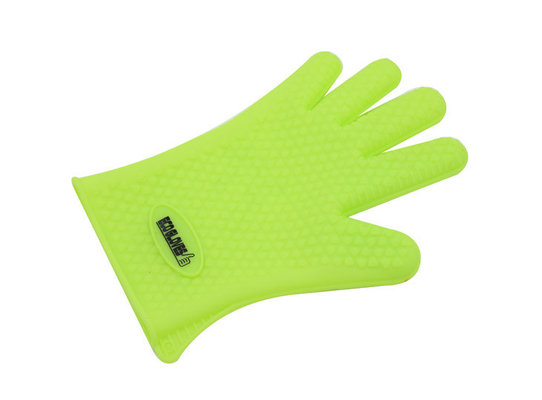 Waterproof Slip-Resistant Silicone Oven Gloves Of Five Finger , Heat Resistant
