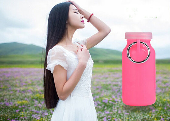 Durable Foldable Silicone Water Bottle Kitchen Tools 400 ML For Sports And Traveling