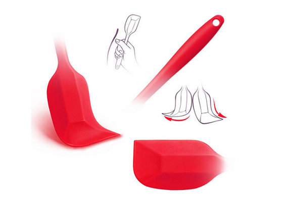 Flexible Non Stick Silicone Essential Kitchen Tools , Food Grade Silicone Scraper